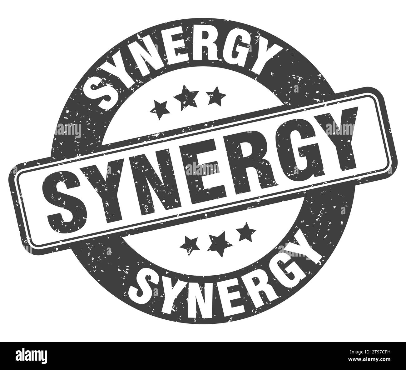 synergy stamp. synergy sign. round grunge label Stock Vector Image ...