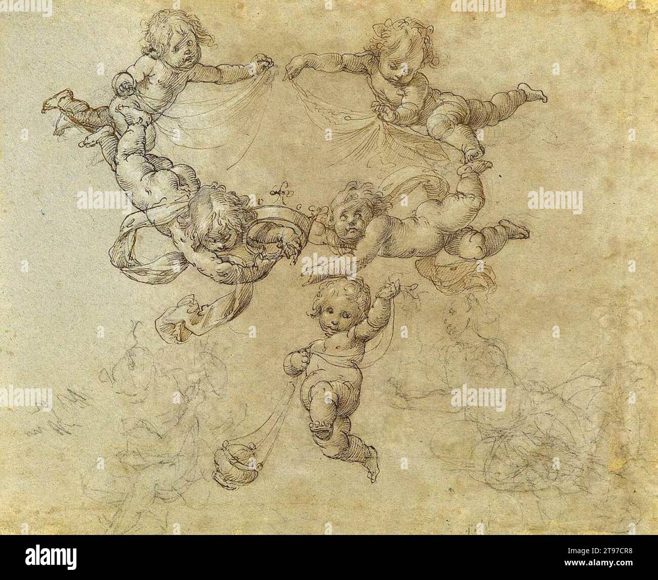 Flying putti hi-res stock photography and images - Alamy