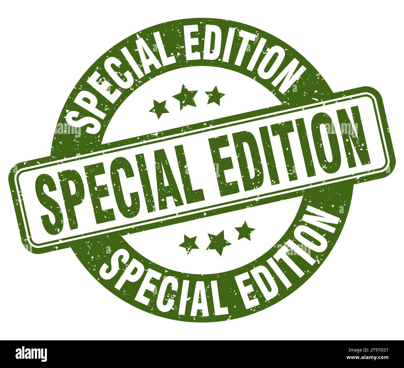 special edition stamp. special edition sign. round grunge label Stock ...