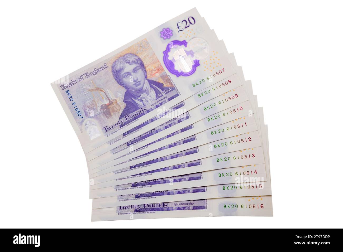 20 pound note Cut Out Stock Images & Pictures - Alamy