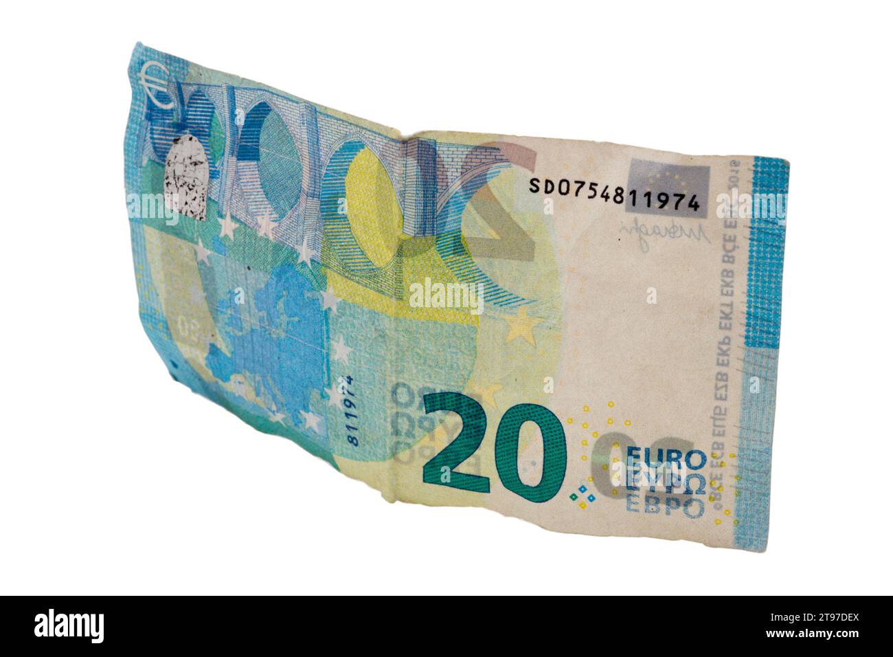 20 euros bank note hi-res stock photography and images - Alamy