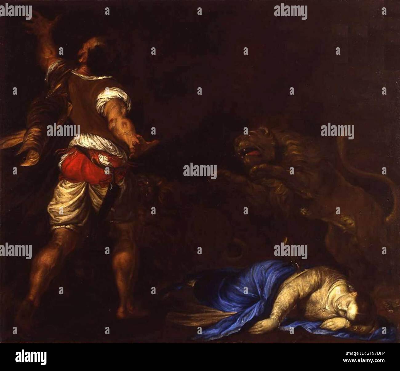 The Martyrdom of St Euphemia c. 1660 by Francesco Del Cairo Stock Photo ...