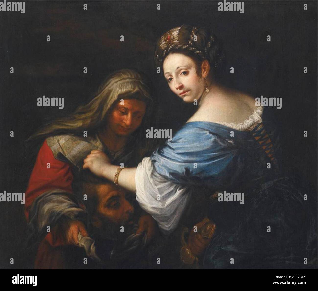 Judith with the Head of Holofernes 1645-50 by Francesco Del Cairo Stock ...
