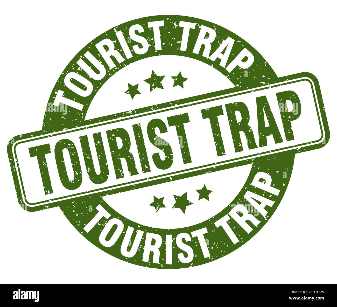 tourist trap stamp. tourist trap sign. round grunge label Stock Vector ...