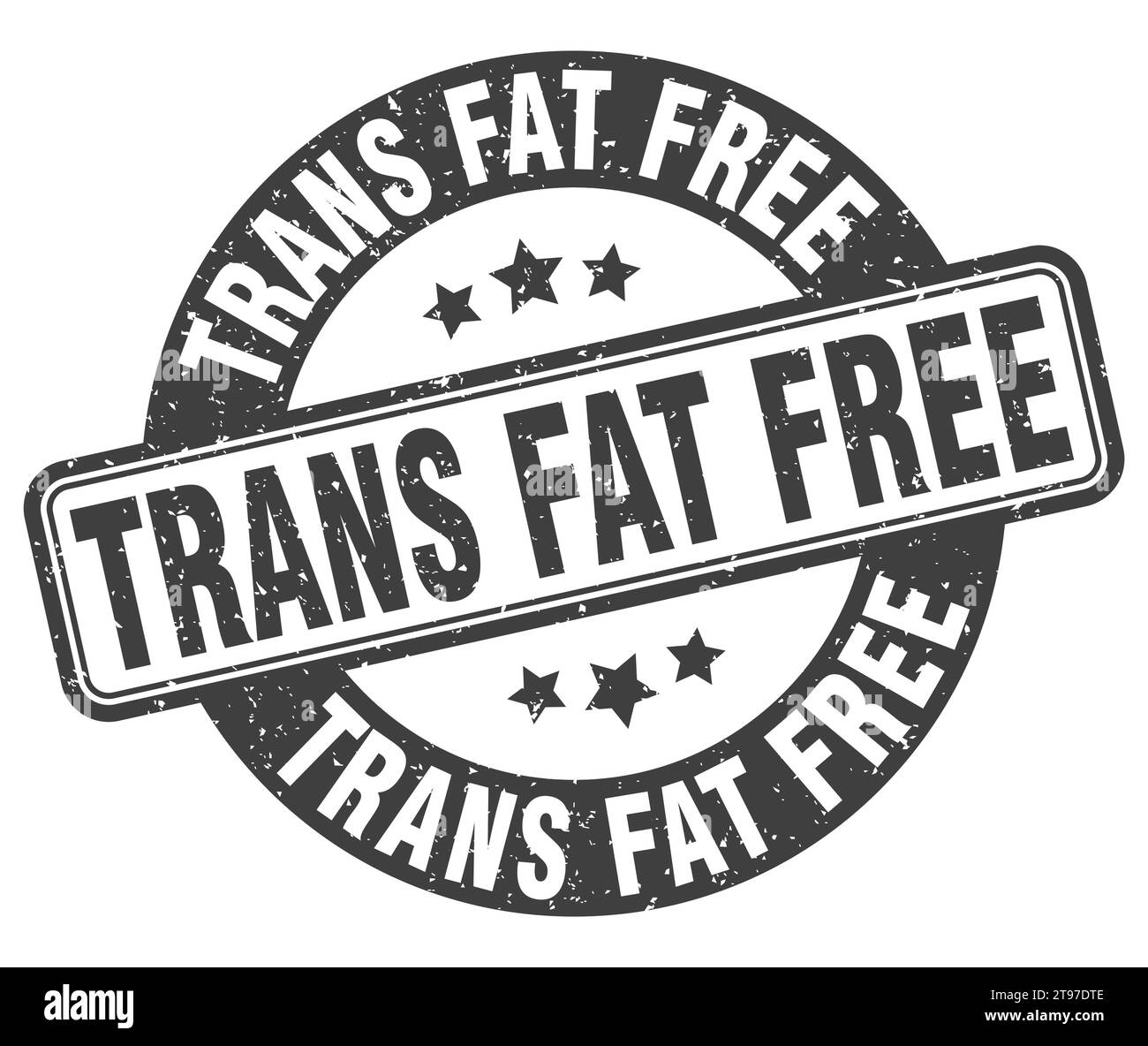 Trans fat free rubber stamp hi-res stock photography and images - Alamy