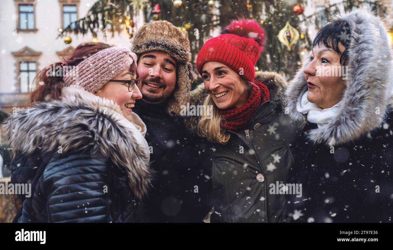 Joyful group hi-res stock photography and images - Alamy