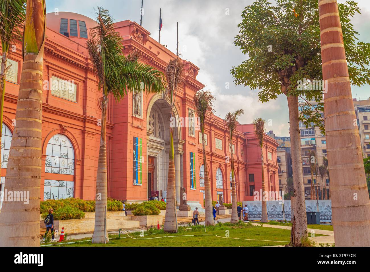 The famous Egyptian Museum in the center of Cairo. Cairo, Egypt ...