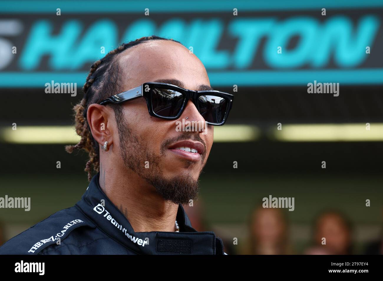 Abu Dhabi, Abu Dhabi. 23rd Nov, 2023. Lewis Hamilton (GBR) Mercedes AMG ...