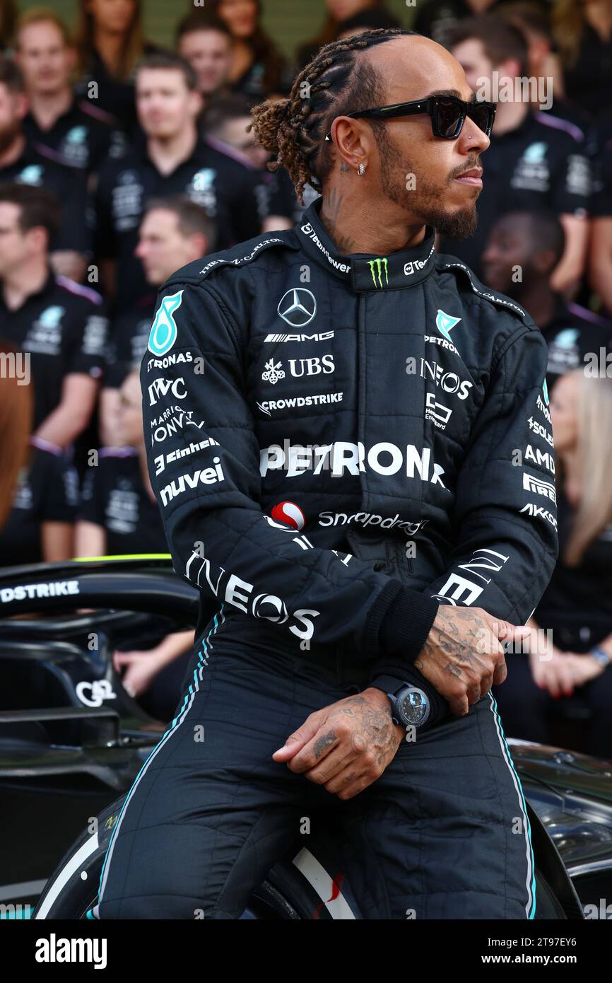 Abu Dhabi, Abu Dhabi. 23rd Nov, 2023. Lewis Hamilton (GBR) Mercedes AMG ...