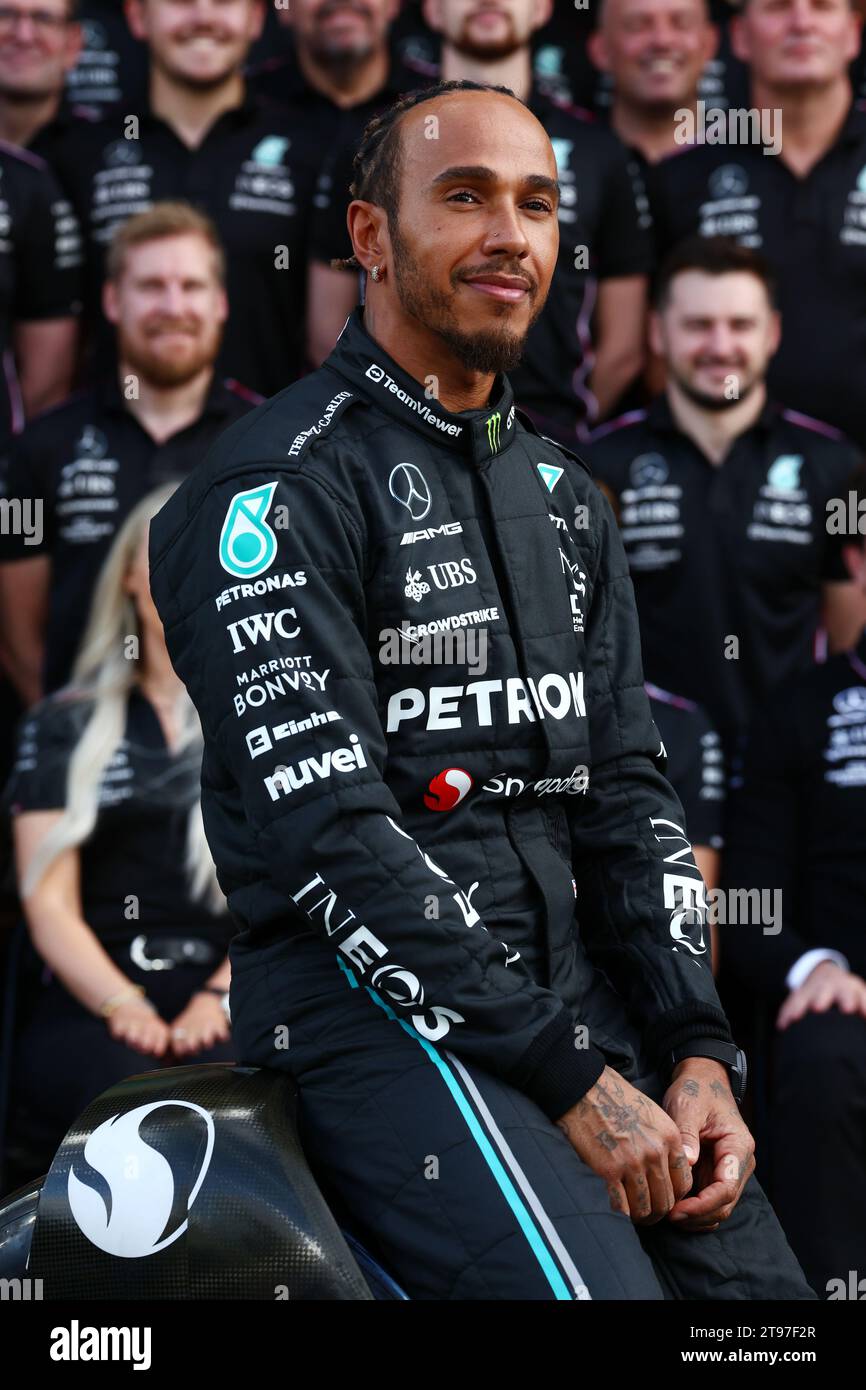 Abu Dhabi, Abu Dhabi. 23rd Nov, 2023. Lewis Hamilton (GBR) Mercedes AMG ...