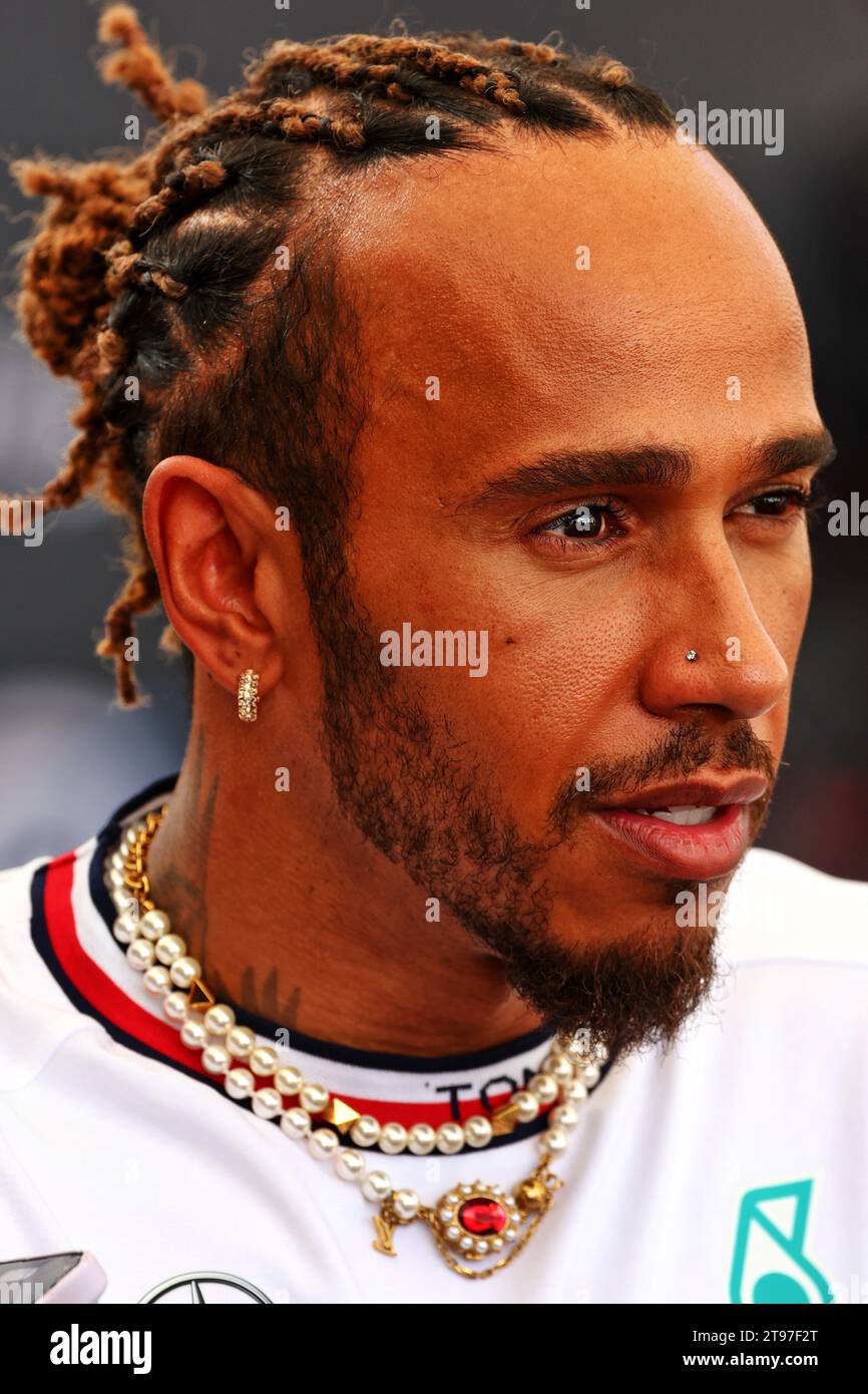 Abu Dhabi, Abu Dhabi. 23rd Nov, 2023. Lewis Hamilton (GBR) Mercedes AMG ...