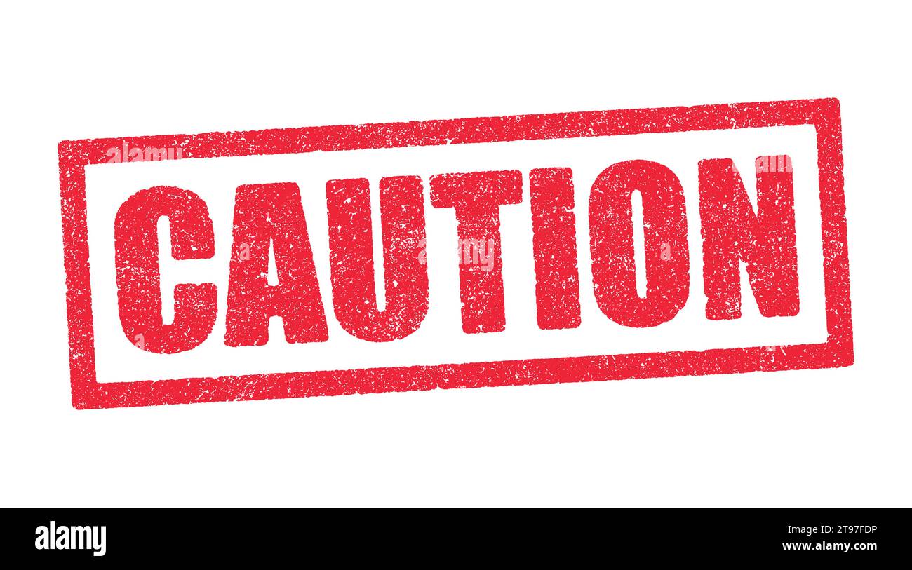 Caution prudence Stock Vector Images - Alamy