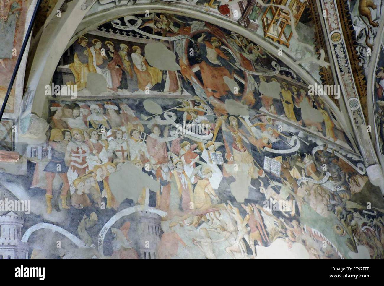 Last Judgment 1482 by Giovanni Canavesio Stock Photo - Alamy