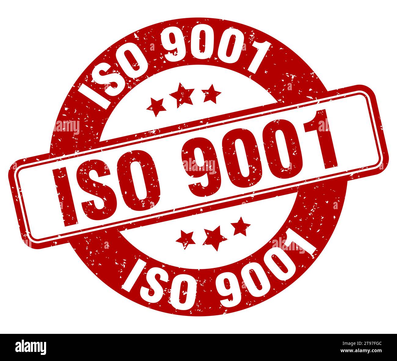 iso 9001 stamp. iso 9001 sign. round grunge label Stock Vector Image ...