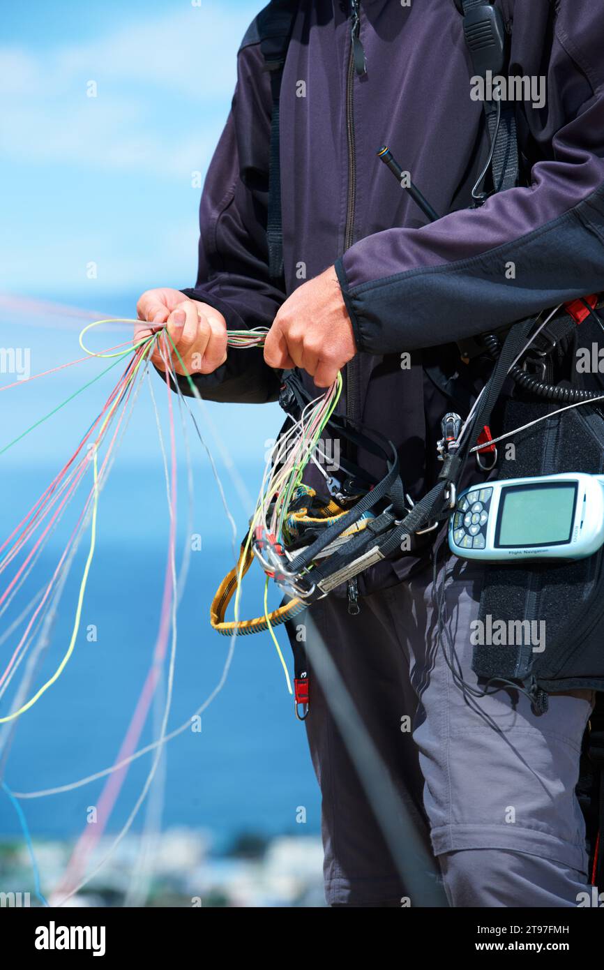 Hand gliding gear hi-res stock photography and images - Alamy