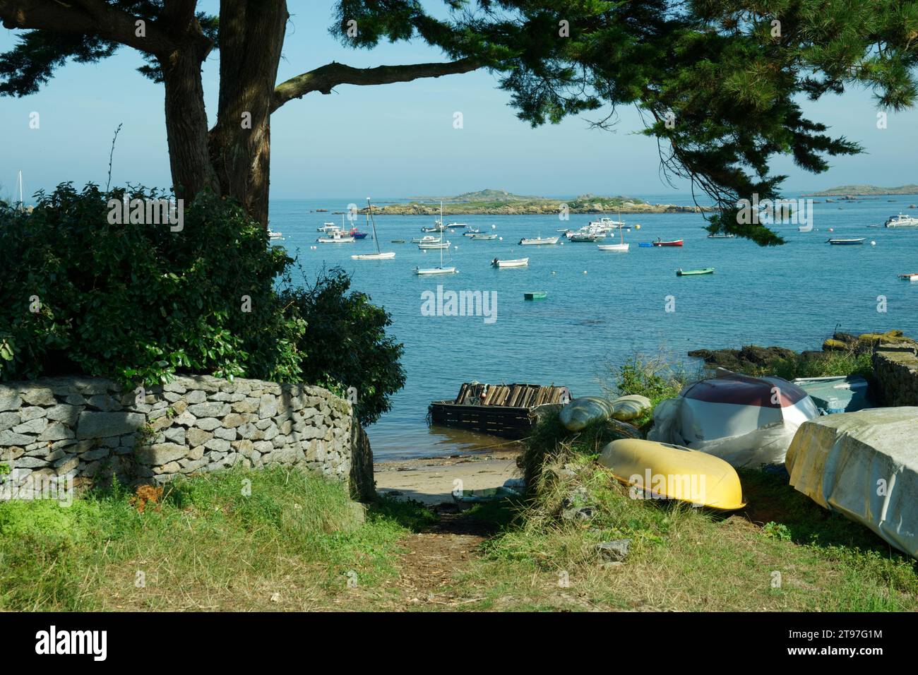 Chausey Islands, the Sound (Manche, Normandy, France Stock Photo - Alamy