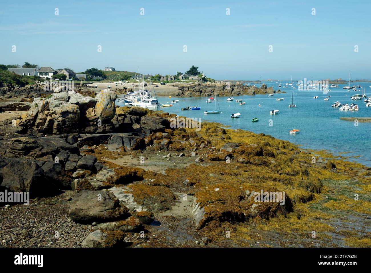 Chausey Islands, blainvillais cove (Manche, Normandy, France Stock ...