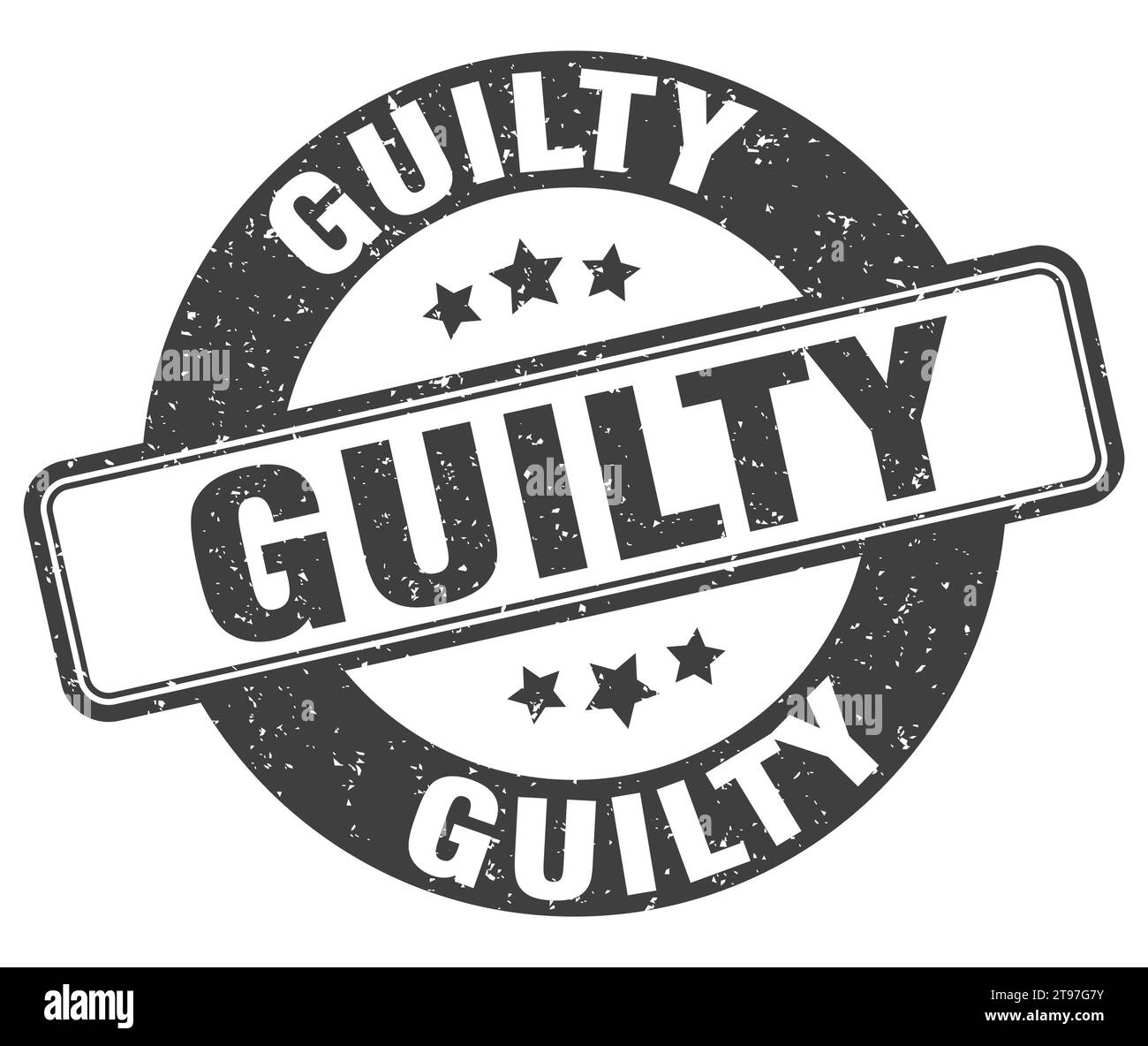 Guilty seal Black and White Stock Photos & Images - Alamy