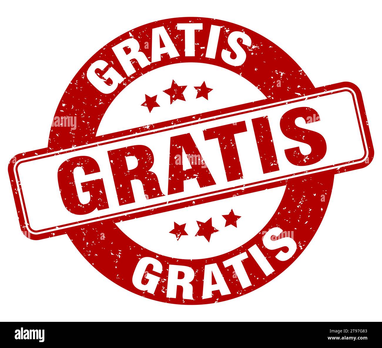 Gratis round red grunge hi-res stock photography and images - Alamy