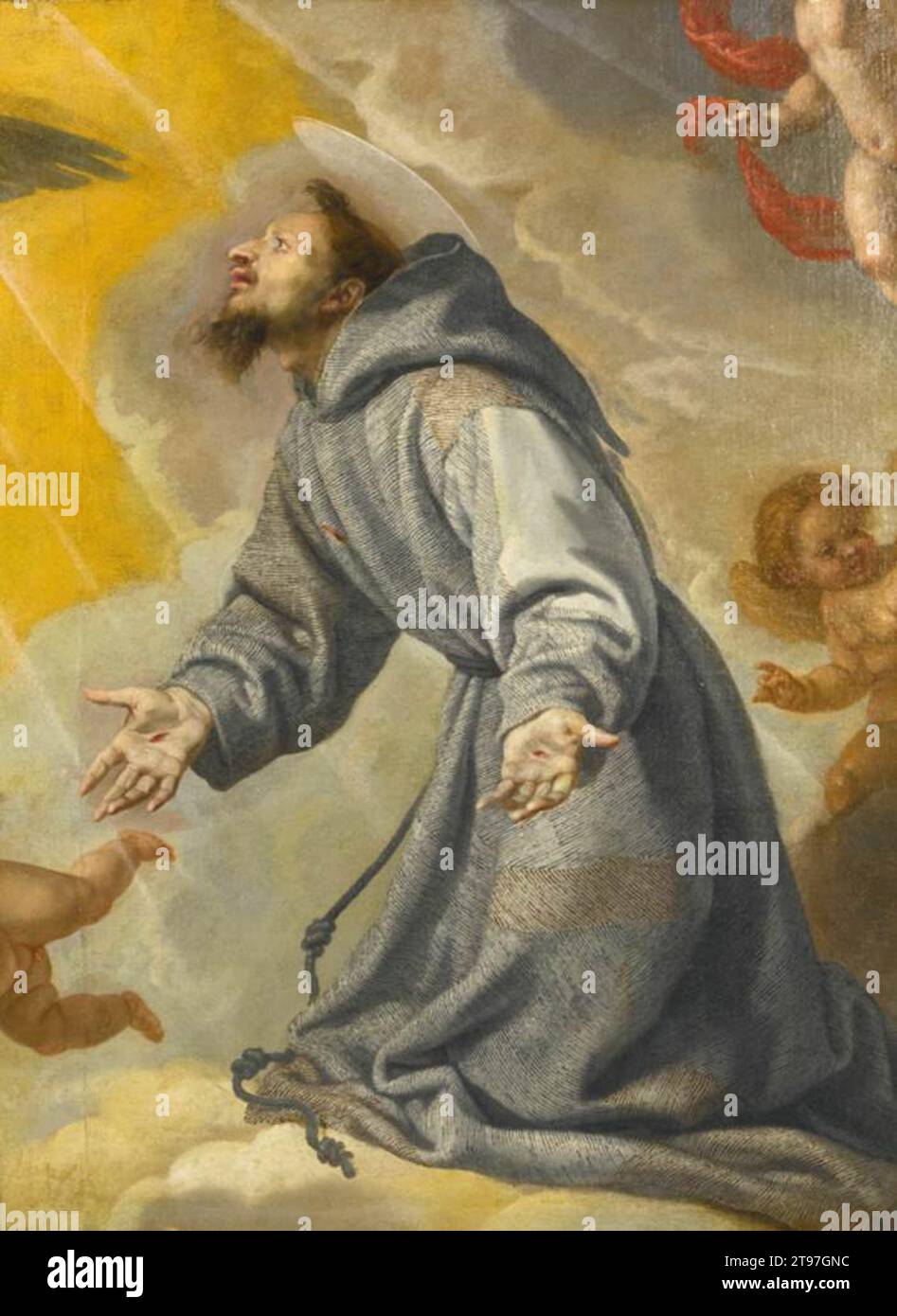 St Francis Receiving the Stigmata - by Vicente Carducho Stock Photo - Alamy