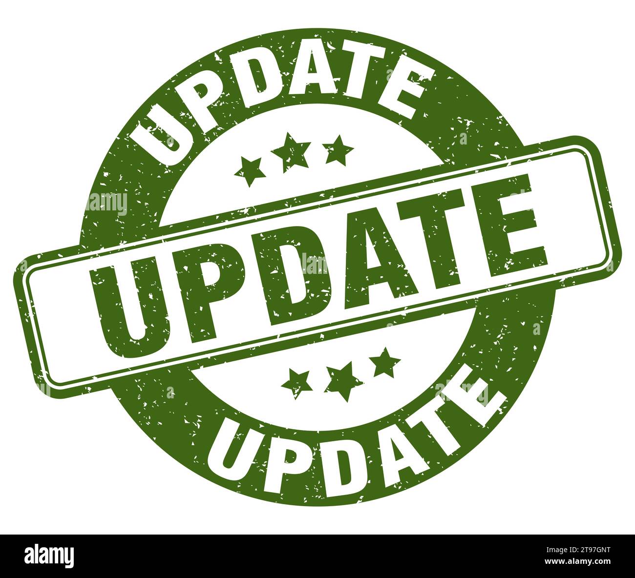 update stamp. update sign. round grunge label Stock Vector Image & Art ...