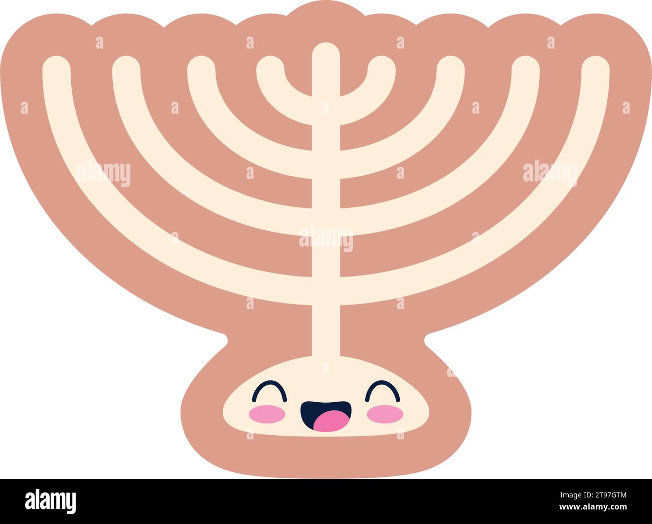 hanukkah character menorah lights Stock Vector Image & Art - Alamy