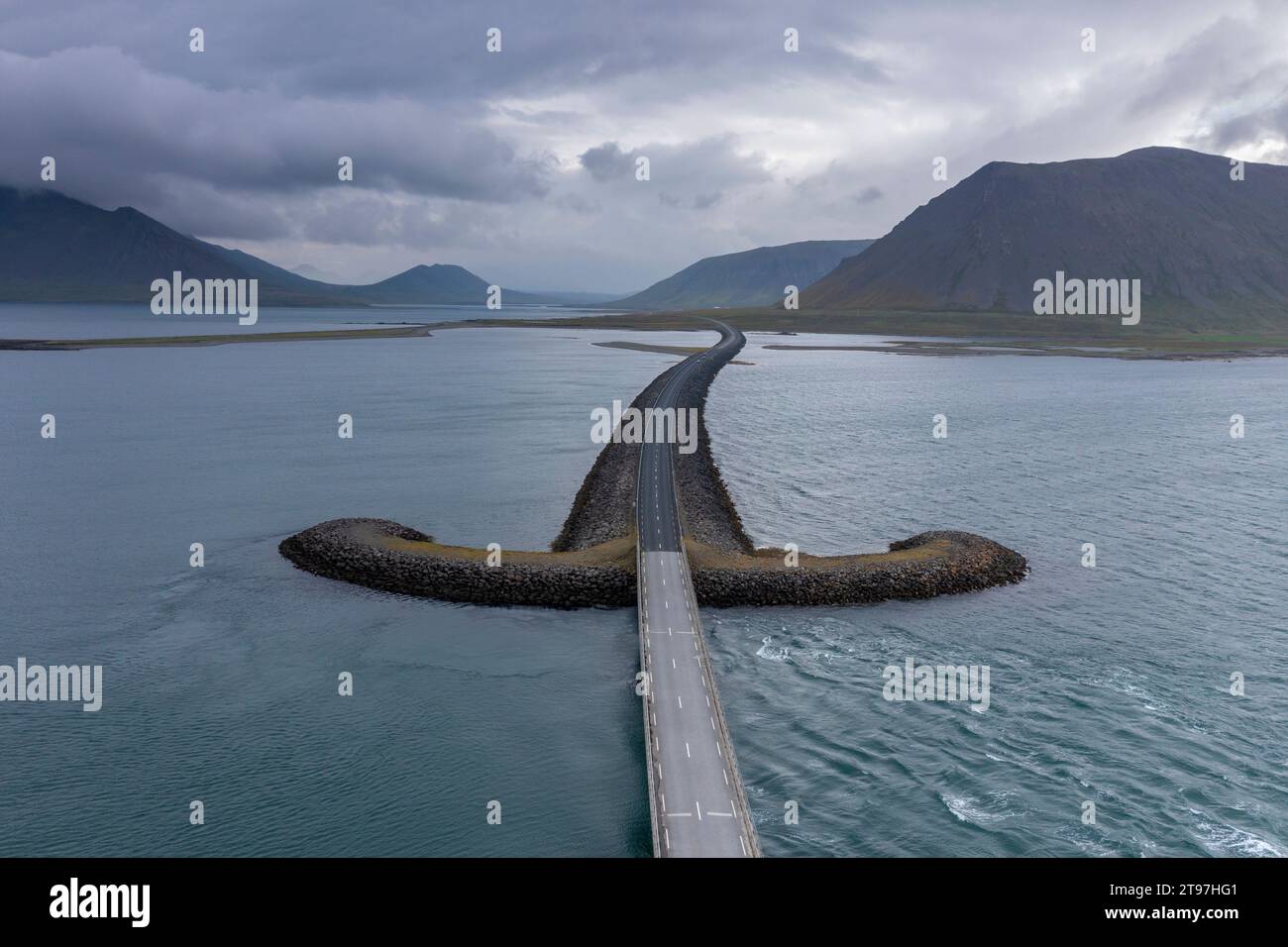 Aerial bridge iceland hi-res stock photography and images - Alamy