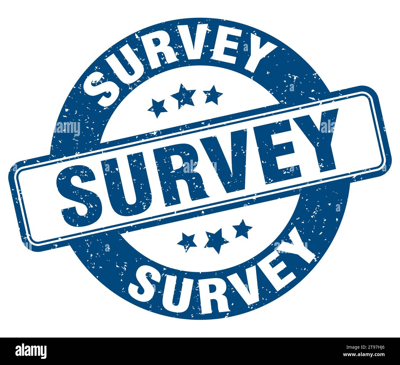 survey stamp. survey sign. round grunge label Stock Vector Image & Art ...