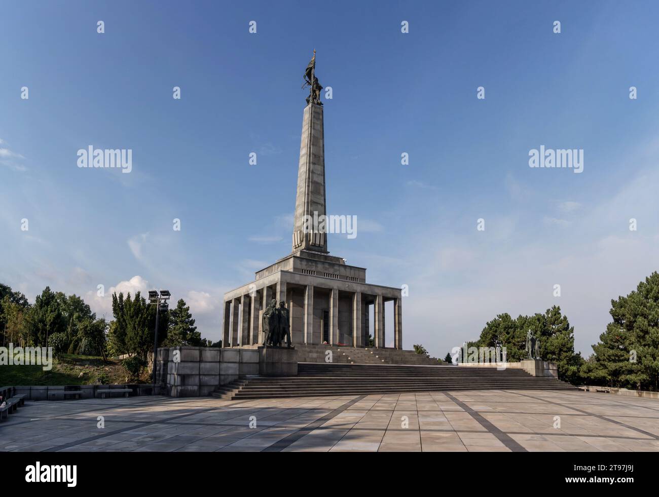 Slavin memorial in Bratislava, Slovakia, reminiscent of soviet soldiers ...
