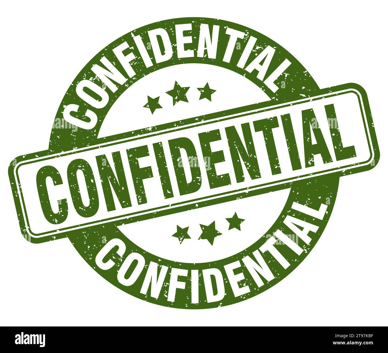 Confidential green round grunge hi-res stock photography and images - Alamy
