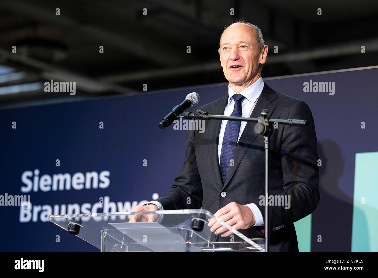 Brunswick, Germany. 23rd Nov, 2023. Roland Busch, CEO of "Siemens AG ...
