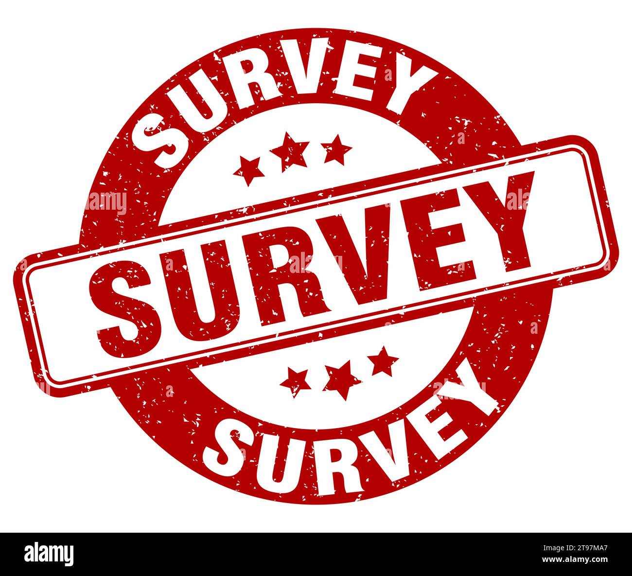 survey stamp. survey sign. round grunge label Stock Vector Image & Art ...