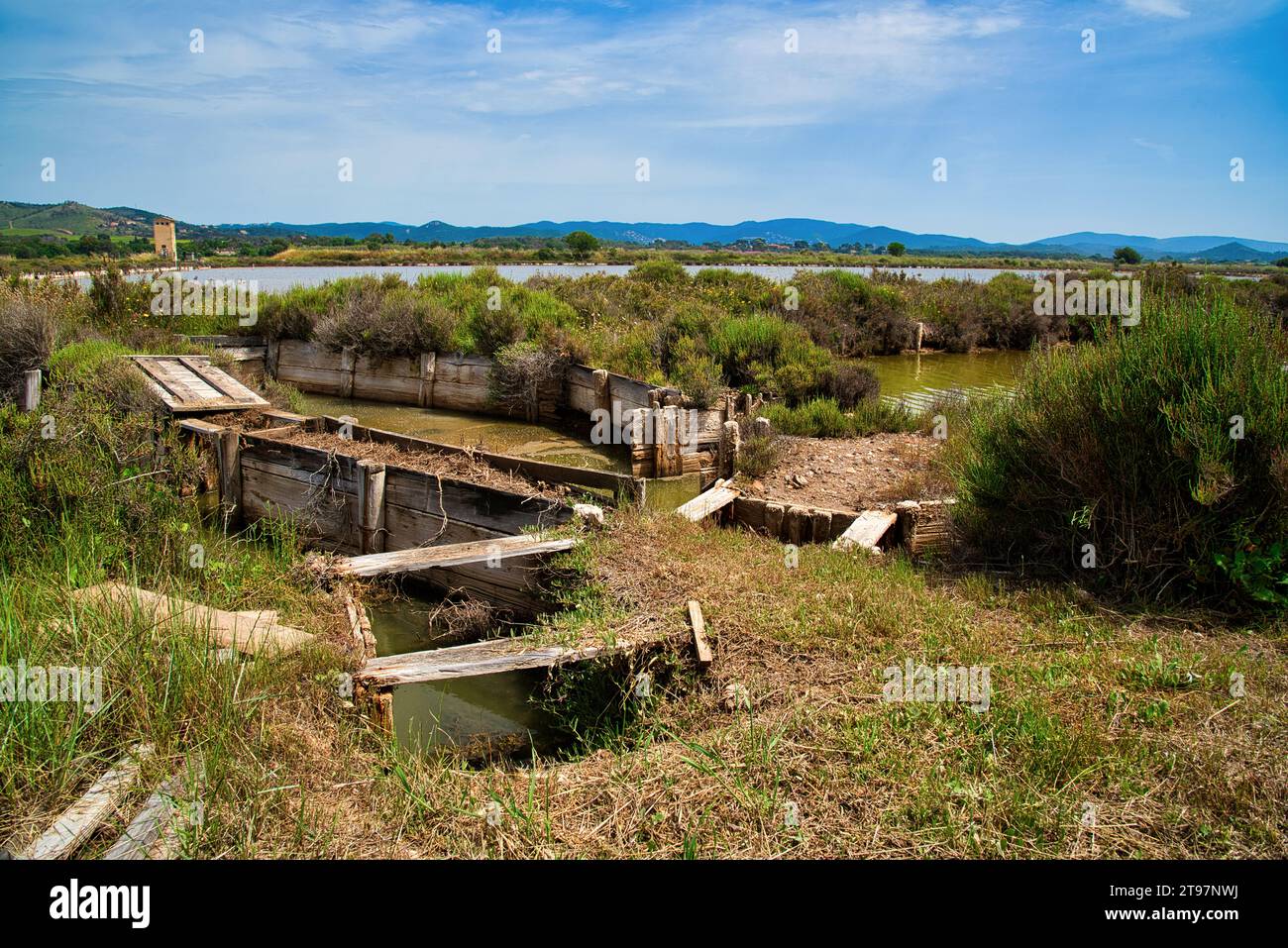 Salt exploitation wetland zone hi-res stock photography and images - Alamy