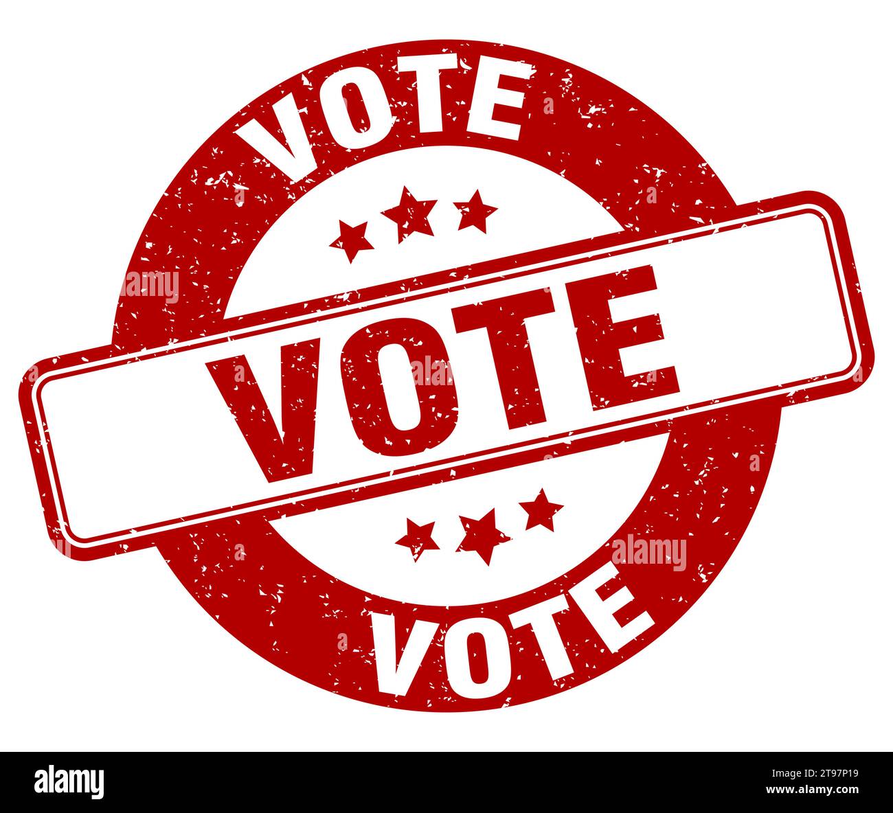 vote stamp. vote sign. round grunge label Stock Vector Image & Art - Alamy
