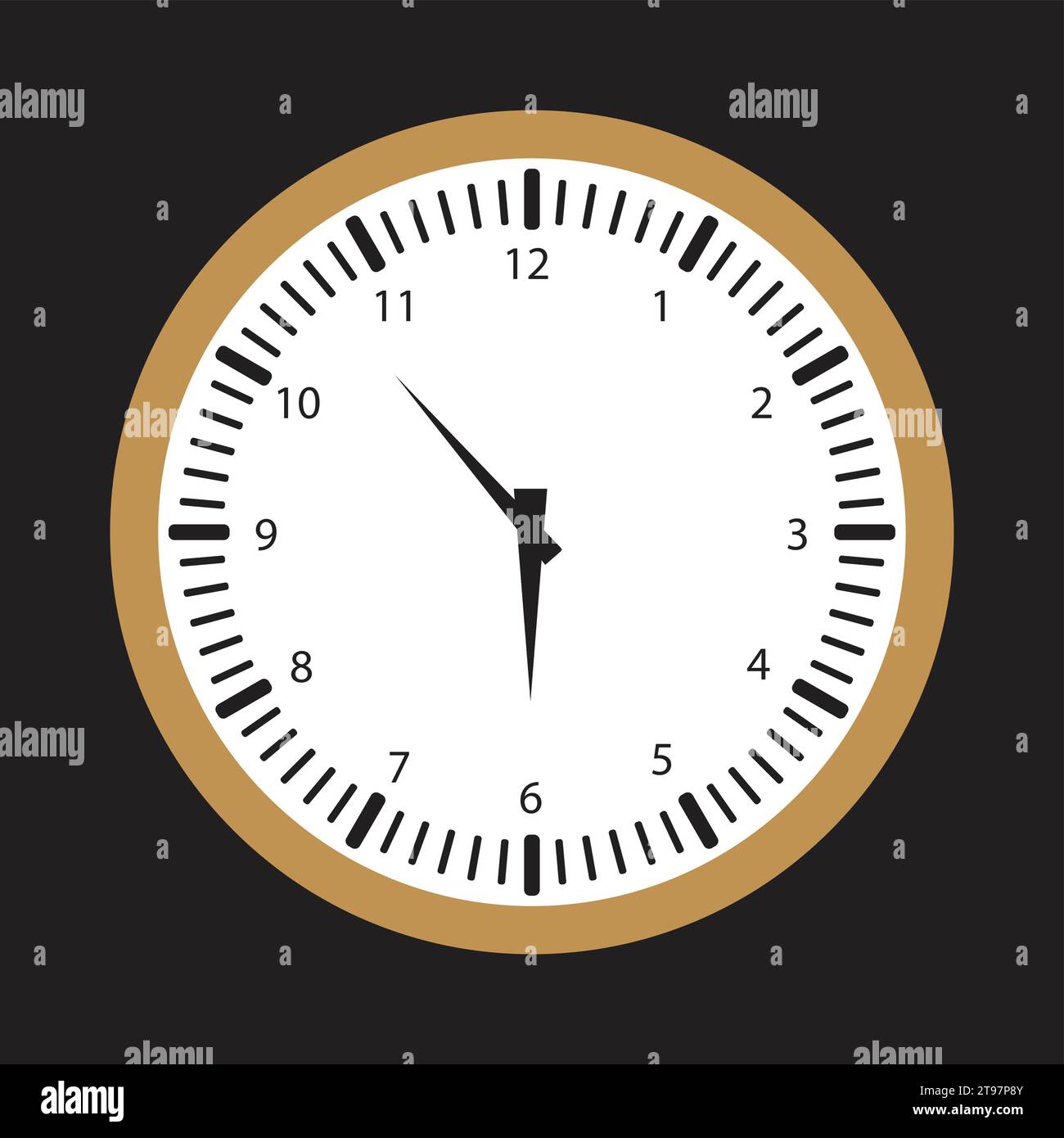 Time And Clock Vector Illustration Stock Vector Image & Art - Alamy