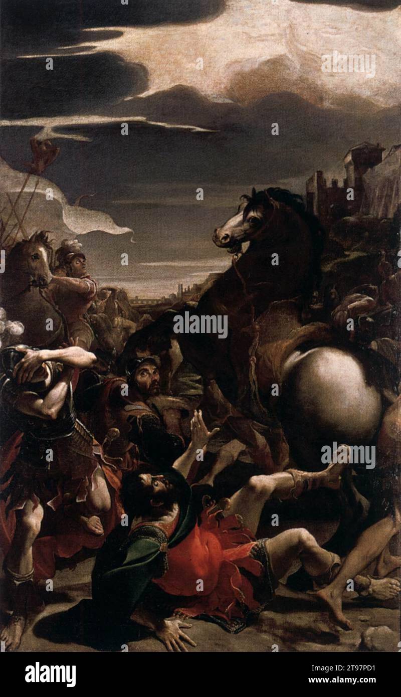 The Conversion of St Paul 1587-88 by Lodovico Carracci Stock Photo - Alamy
