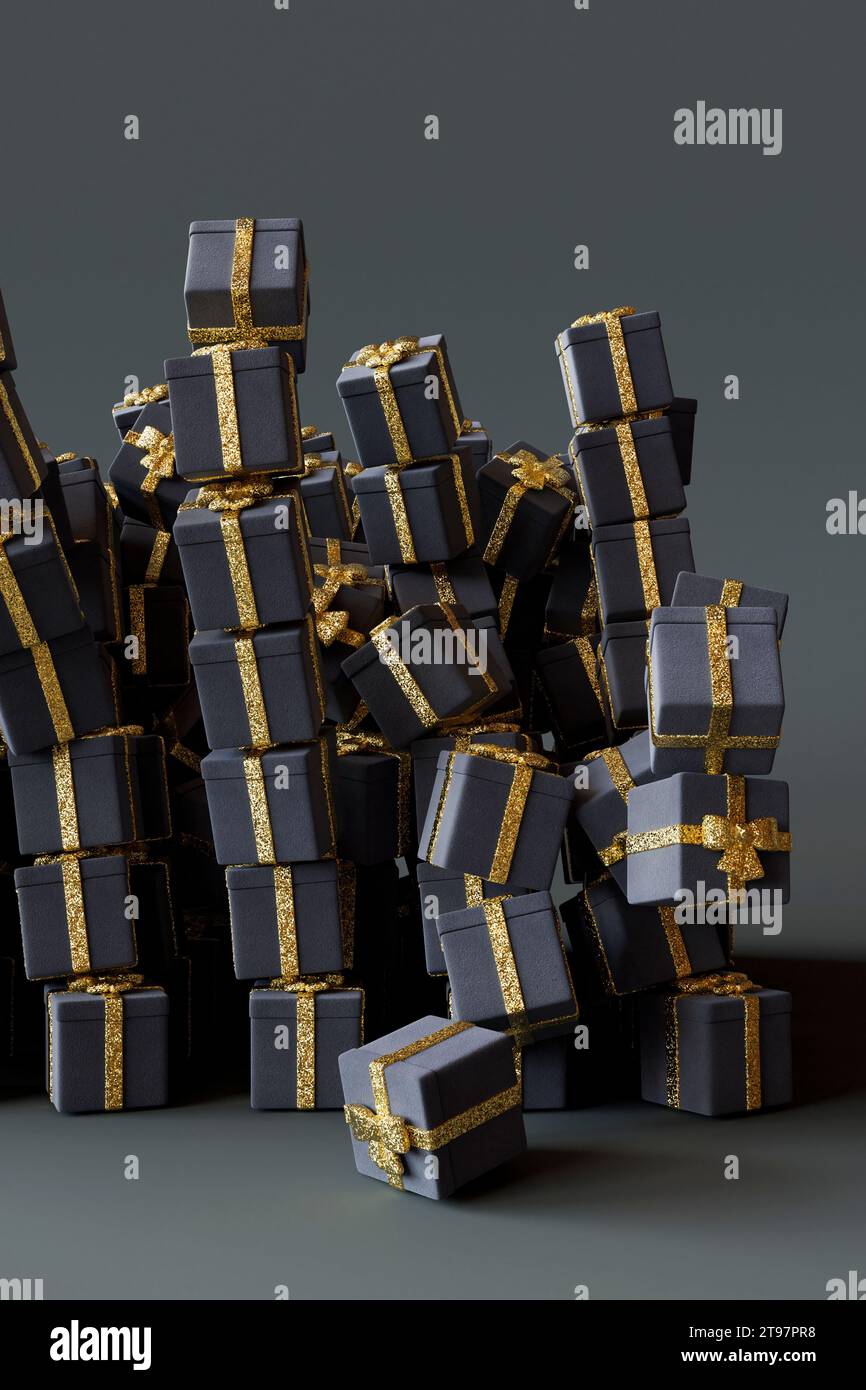 3d presents falling hi-res stock photography and images - Alamy