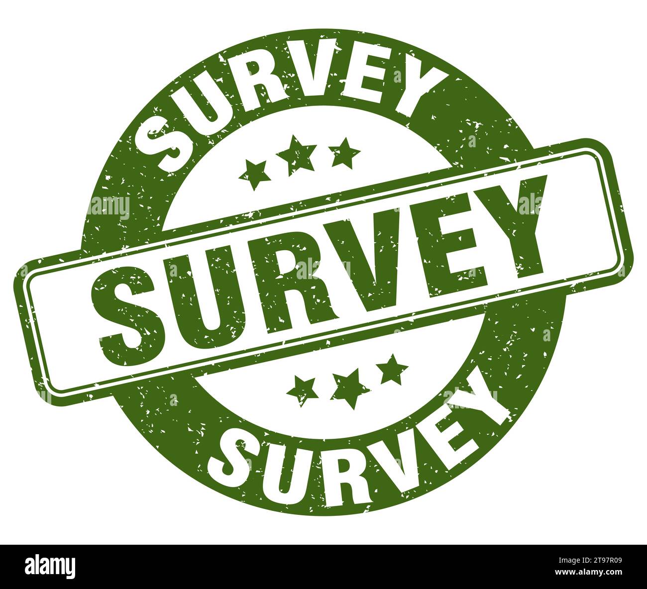 survey stamp. survey sign. round grunge label Stock Vector Image & Art ...