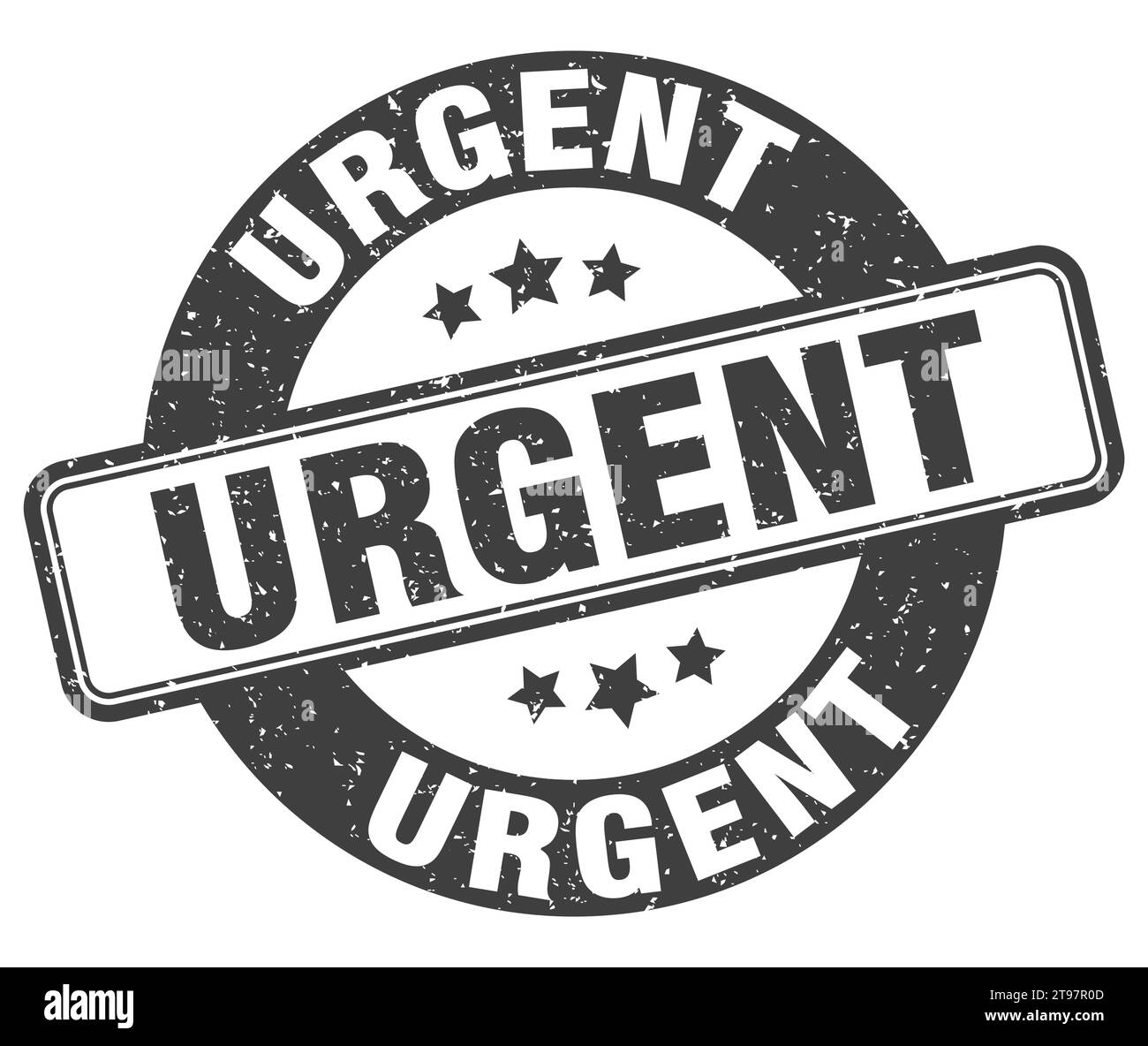 urgent stamp. urgent sign. round grunge label Stock Vector Image & Art ...