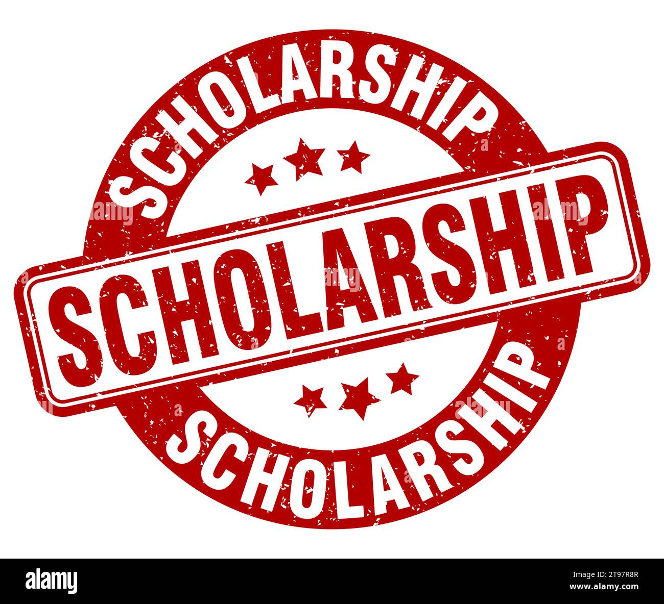 scholarship stamp. scholarship sign. round grunge label Stock Vector ...