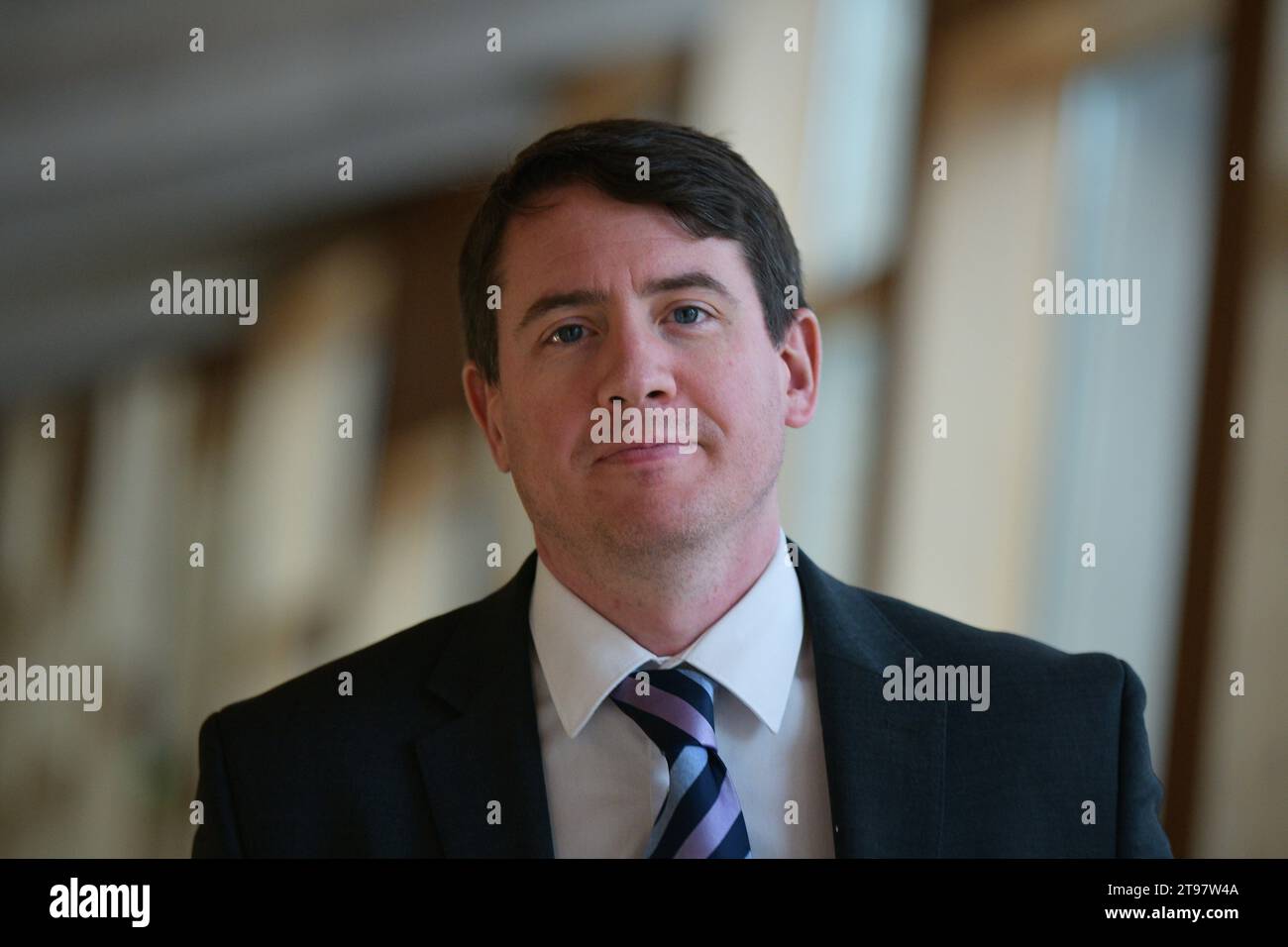 Edinburgh Scotland, UK 23 November 2023. Mark Griffin MSP at the ...