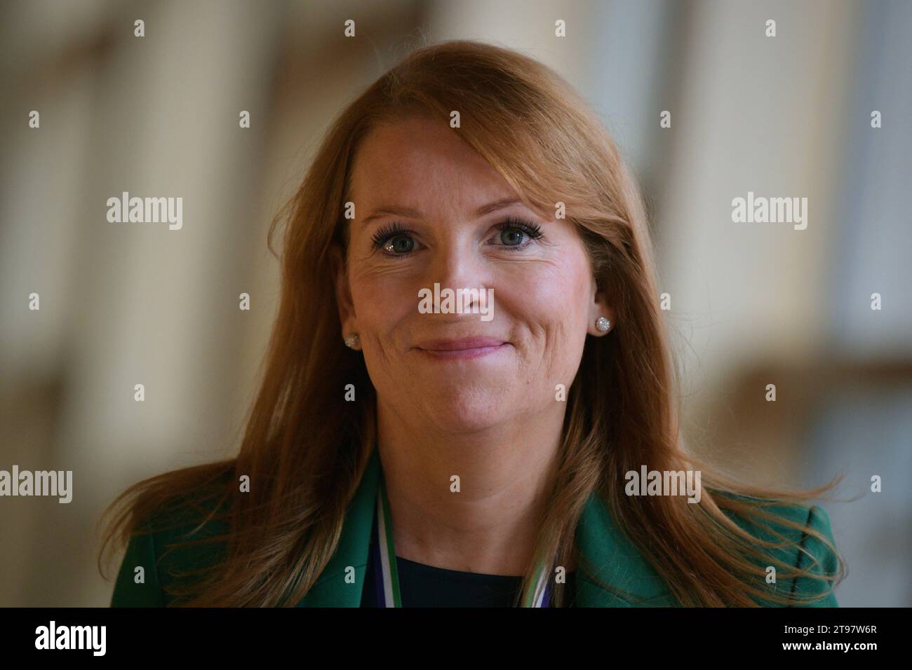 Edinburgh Scotland, UK 23 November 2023. Ash Regan MSP at the Scottish ...