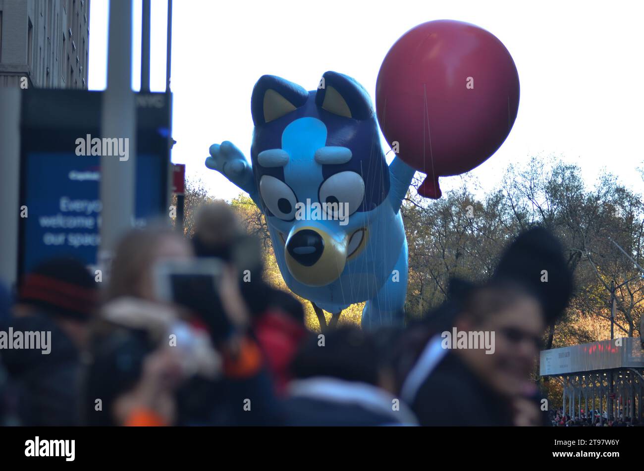 New York City, United States. 23rd November, 2023. Bluey character is ...