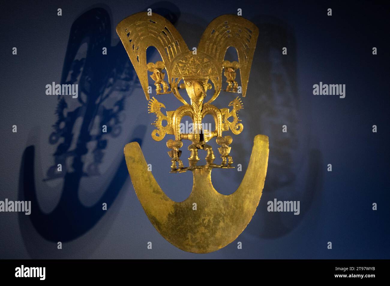 Colombian ancient culture golden chaman pectoral at colombian golden ...