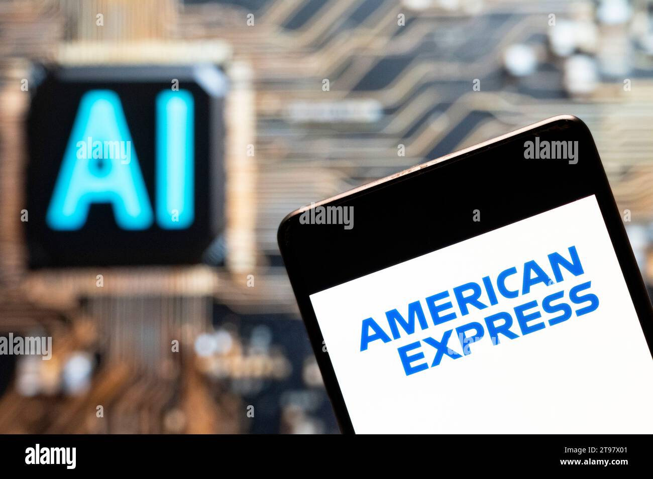 China. 03rd Nov, 2023. In this photo illustration, the American ...