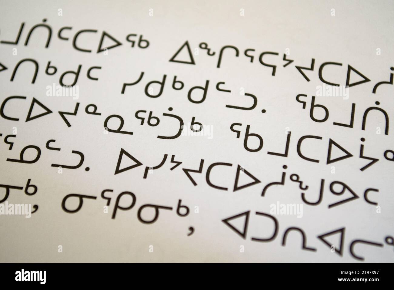 Inuit alphabet hi-res stock photography and images - Alamy