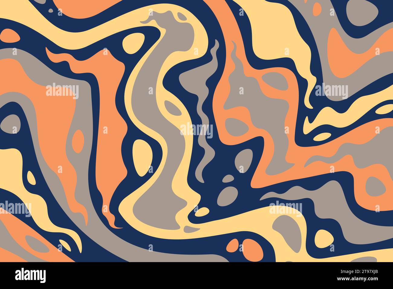 Abstract psychedelic groovy background. Vector illustration Stock ...