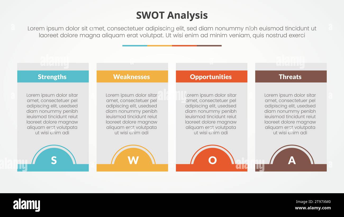 swot business framework strategic template infographic concept for ...