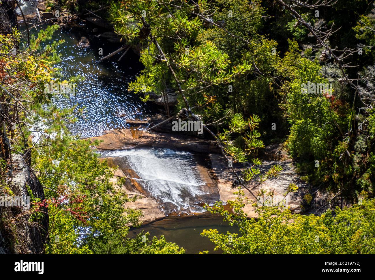 Tallulah Gorge and Bridge, Tallulah Falls, Georgia, USA Stock Photo - Alamy