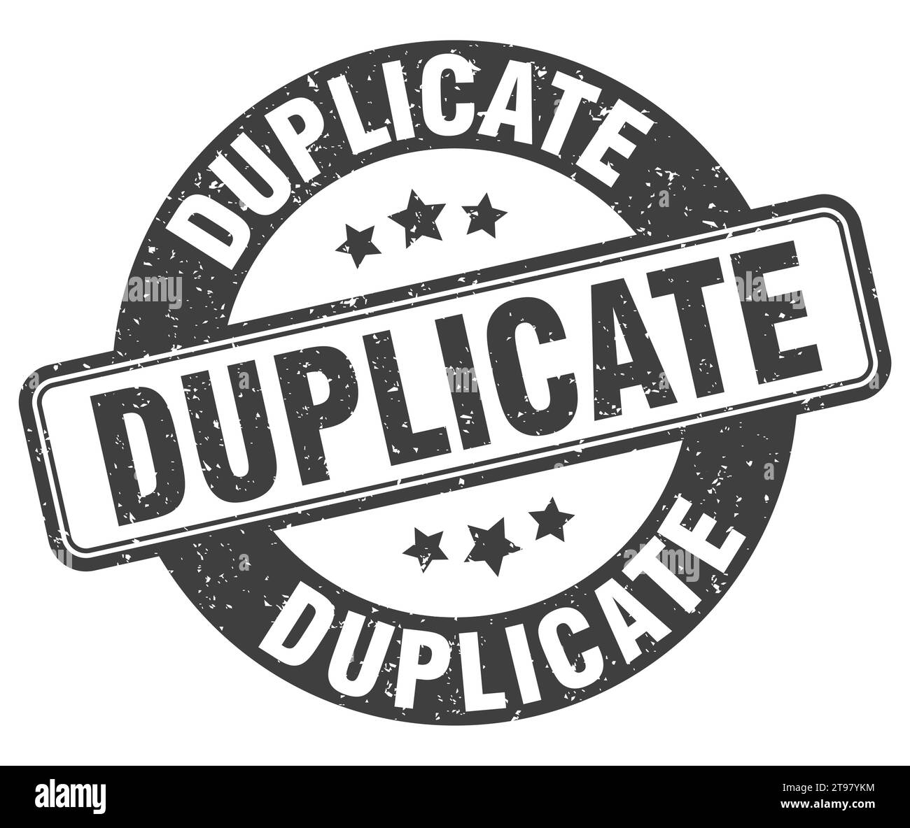 Duplicate badge Black and White Stock Photos & Images - Alamy